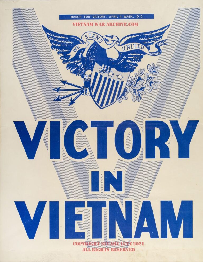 A Large Victory In Vietnam Advertising The April 4, 1970 March In ...